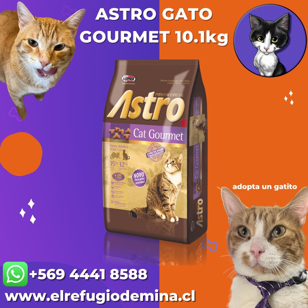 Astro gato gourmet 10.1 kg