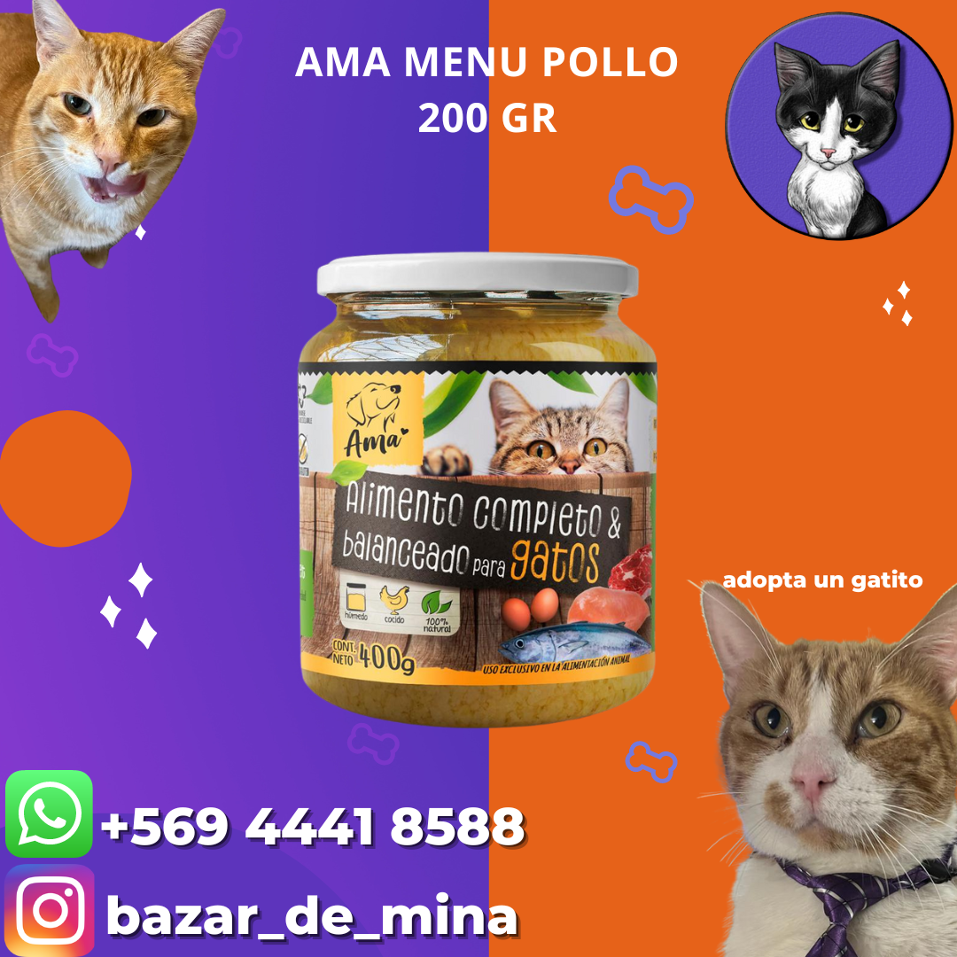Ama menú pollo 200 gr