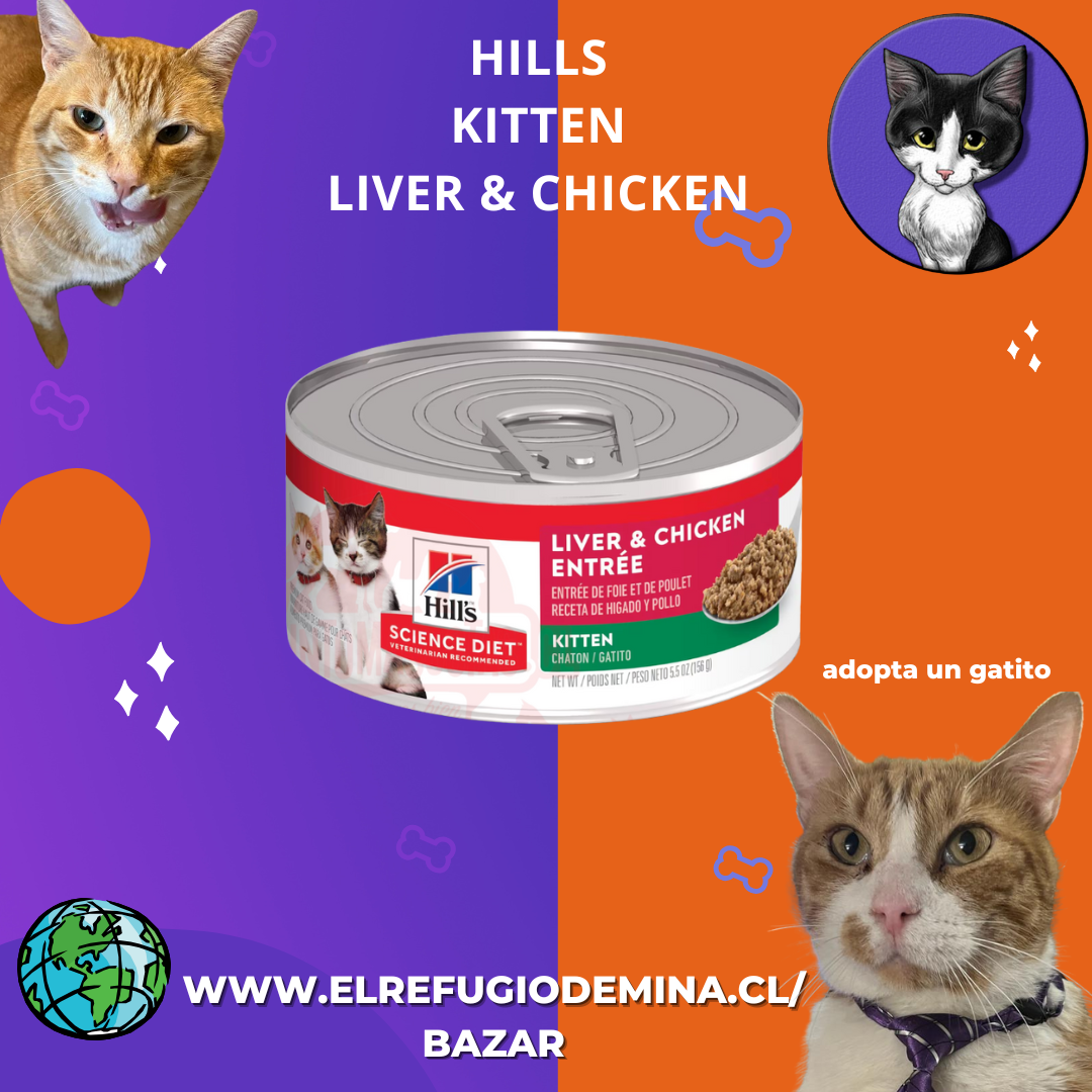 Hills kitten liver & chicken 156 gr